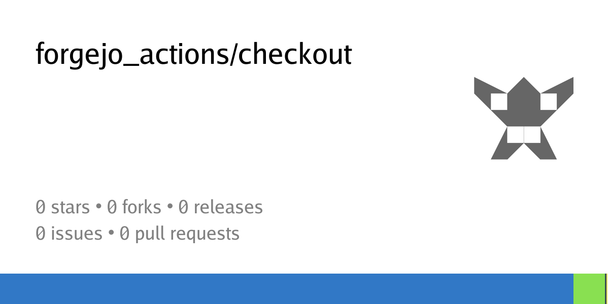 forgejo_actions/checkout - vroc.ai: Forgejo repository